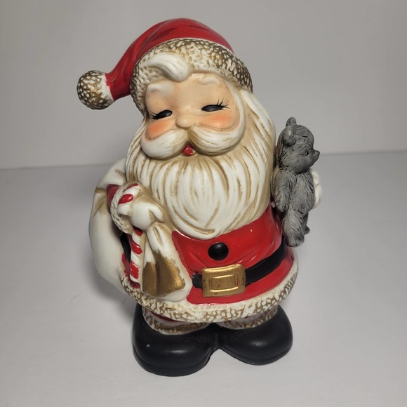Homco | Holiday | Vintage Homco Santa Claus Ceramic Piggy Bank | Poshmark